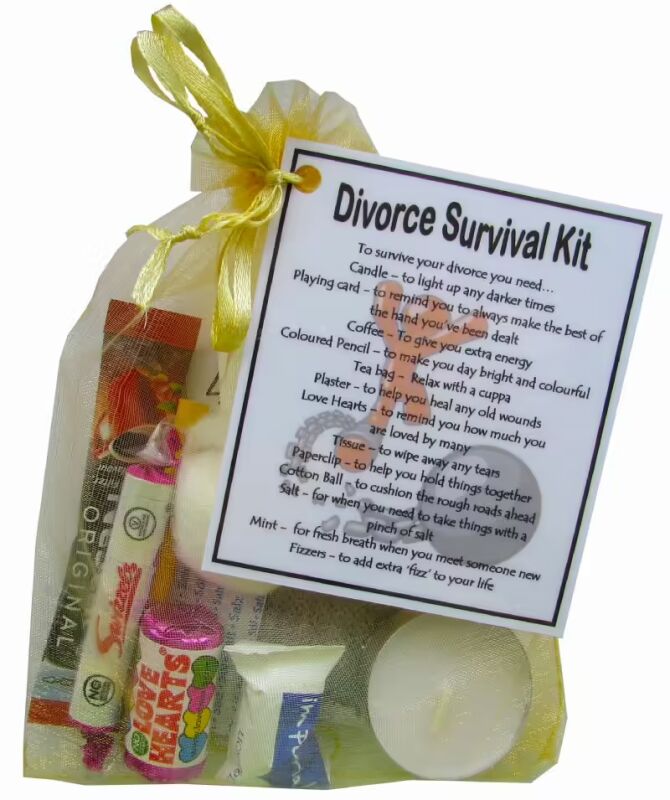 Divorce Survival Kit Gift - Small Novelty gift
