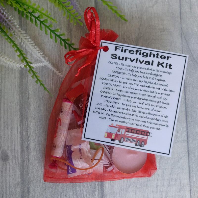 Firefighter Survival Kit Gift - fireman gift, firefighter gift, fireman ...