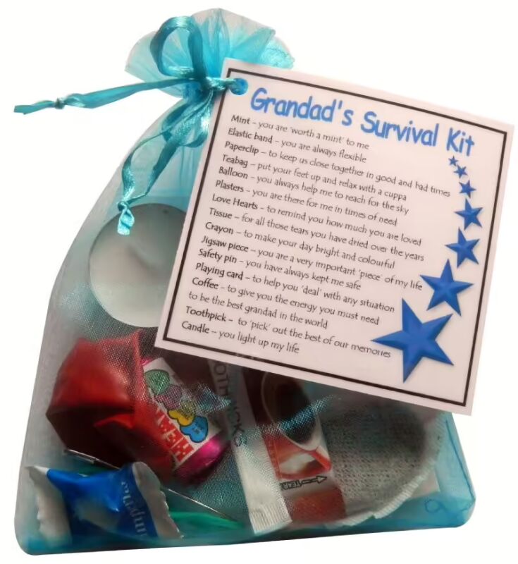 Grandad's Survival Kit Gift - Great present for Birthday, Christmas or ...