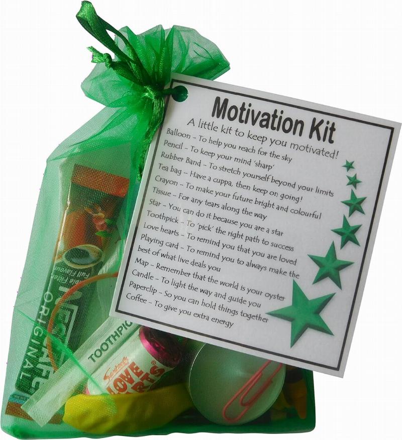 Motivation Kit Gift - Great mini novelty motivation gift for your team
