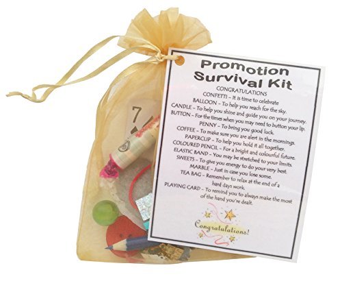 Promotion Survival Kit Gift - Great novelty gift or alternative to a card